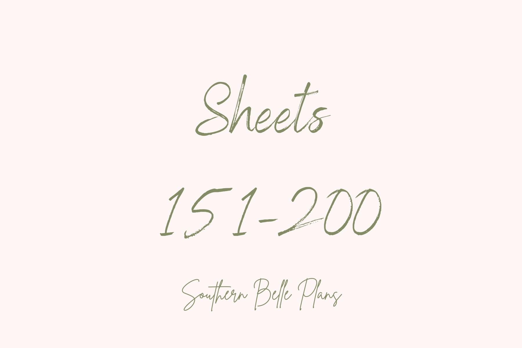 Stickers 151-200 – Southern Belle Plans